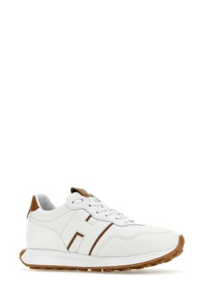 Hogan Mens White Leather H601 Sneakers 6p08