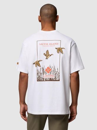 Columbia CSC Heavyweight Back Graphic T-Shirt white duck heritage