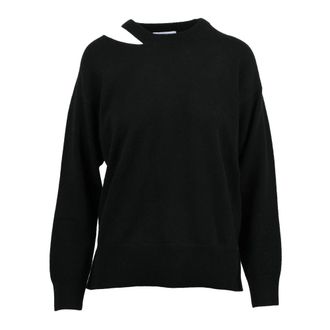 Alpha Studio Pullover Rundhalsausschnitt - - Knitwear - Damen - Schwarzk - XS