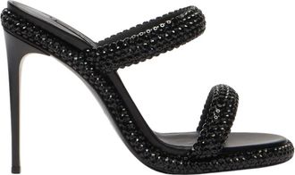 Casadei Femme, Chaussures, Noir, Taille: 38 1/2 EU Sirio Mule