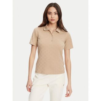 Guess Poloshirt V5YP01 KCX12 Beige Regular Fit