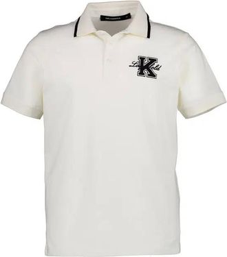 Karl Lagerfeld Herren Polo-Shirt weiß