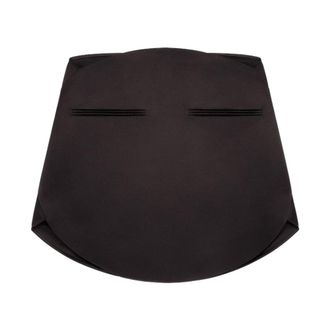 Courr&egrave;ges Circle Satin Mini Skirt - - Skirts - Damen - Schwarzk - XS