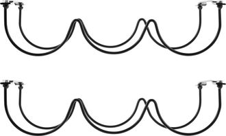 Angoily 2 St&uuml;ck Weinregal aus Eisen Wand Weinflaschenregal Schwarz Robustes Metall Flaschenregal f&uuml;r Wein Bier und Handy Platzsparend und Dekorativ