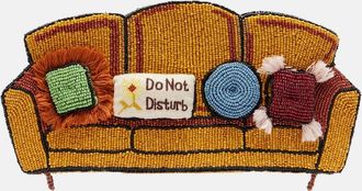 Staud Pochette Couch &agrave; perles fantaisie