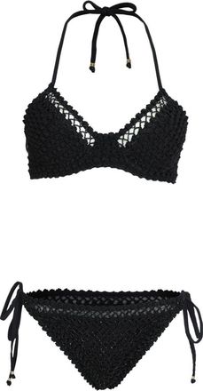 Amir Slama Gehäkelter Bikini - Schwarz
