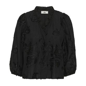 Karen by Simonsen Damen, Blusen & Hemden, Schwarzk, LGr&ouml;&szlig;e