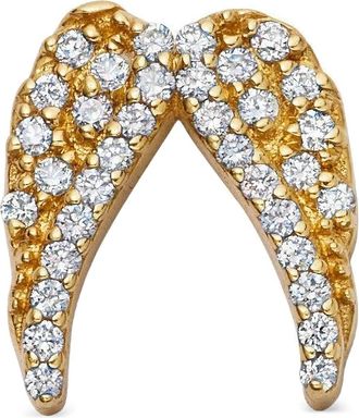 Loquet London breloque ailes sertie de diamants - Or