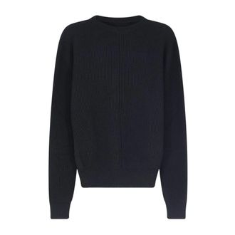 Rick Owens Round-Neck Strickwaren - - Knitwear - Herren - Schwarzk - S