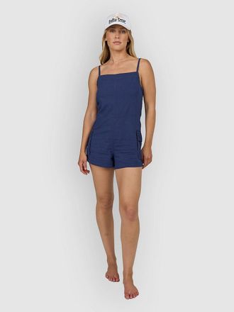 Salty Crew Driftwood Romper Overall bleu