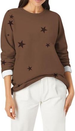 Generic Veste polaire pelucheuse pour femme - Haut à manches longues imprimé décontracté et mignon - Haut à manches longues pour la vie quotidienne - Cadeau d