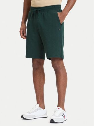 Tommy Hilfiger Sportshorts Essential Terry MW0MW37240 Gr&uuml;n Regular Fit