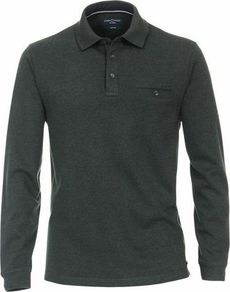 Casamoda Langarm-Poloshirt CASAMODA Polo-Shirt Langarm uni