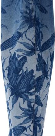 Loewe Paulas Ibiza - Jean barrel imprim&eacute; en denim de coton
