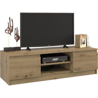 Topeshop Malwa 120 tv-tisch - artisan eiche
