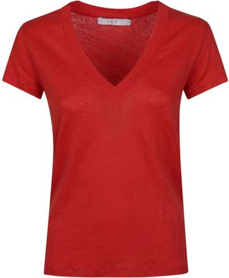 Iro Iro, Femme, Tops, Rouge, Taille: 40 FR Rodeo T-shirt