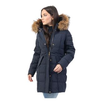 Yes-Zee YES Zee, Femme, Manteaux, Bleu, Taille: 44 FR Manteau Bleu Design &Eacute;l&eacute;gant