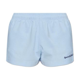 Sporty & Rich Damen, Shorts, Blau, MGr&ouml;&szlig;e