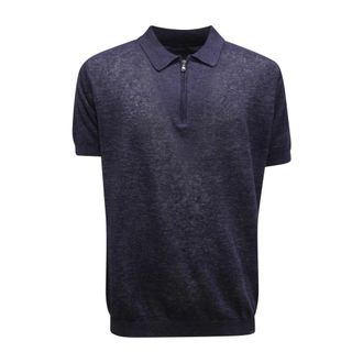 Paul & Shark Leinenstrickhemd E - - Knitwear - Herren - Blau - XL