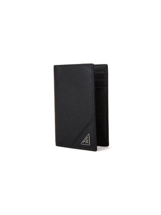 Prada Mens Wallet Black Calfskin Bags