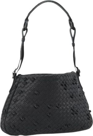 Bottega Veneta Pre-owned Vintage Shoulder Bag - Femme - Pre-owned - Noir - Taille: ONE Size