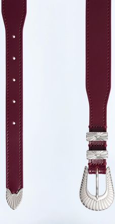 Fursac Ceinture Western en cuir - Taille 100 - Homme