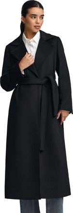 Polo Club Mantel Camila schwarz mit Polo Club-Logo