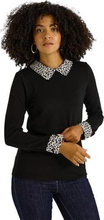 Grain de Malice T-Shirt en Maille imprimé léopard Femme