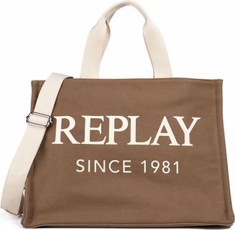 Replay Damen FW3758 Shopper, 0232 Brown