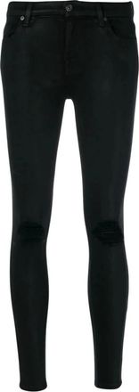 7 For All Mankind Jean enduit longueur cheville - Femme - Jeans - Noir - Taille: W30
