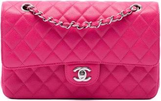 Chanel Sac bandouli&egrave;re Pre-owned Double Flap - Femme - Pre-owned - Rose - Taille: ONE Size