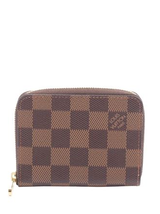 Louis Vuitton 2018 Damier Ebene Zippy M&uuml;nzt&auml;schchen - Braun