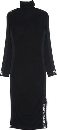 Elisabetta Franchi Femme, Robes, Noir, Taille: 38 FR Robes Midi