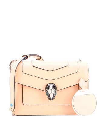 Bulgari Kleine Serpenti Umh&auml;ngetasche - Nude