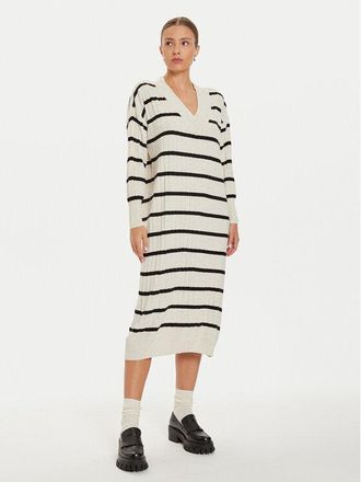 Only Strickkleid New Tessa 15236372 Beige Relaxed Fit