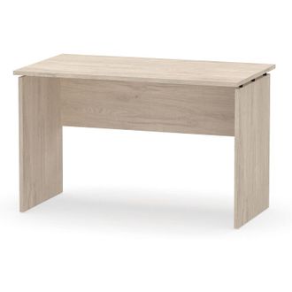 PEGANE Bureau coloris effet bois - Hauteur 76 x Longueur 120 x Profondeur 68 cm