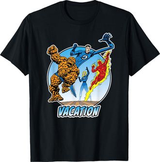MARVEL Fantastic Four Vacation Matching Super Group Trip T-Shirt