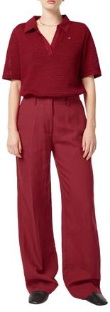 Scotch & Soda Edie High Rise Tailored Wide-Leg Pant