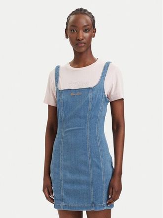 Guess Jeanskleid W6GK00 D7045 Blau Regular Fit