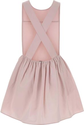 Miu Miu Sleeveless Cotton Poplin Dress - Pink