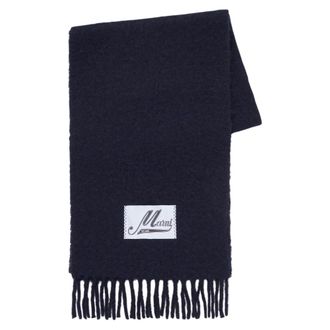 Marni Alpaka-Schal - - Accessories - Damen - Blau - ONE SIZE