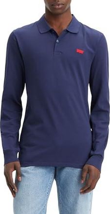 Levi's Long-Sleeve Slim Housemark Polo Chemise Homme, Naval Academy, XL