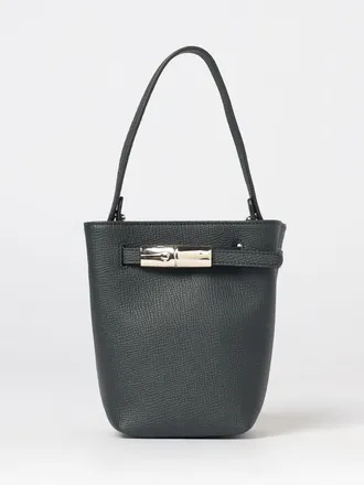 Longchamp Le Smart Mini-Beuteltasche aus genarbtem Kalbsleder