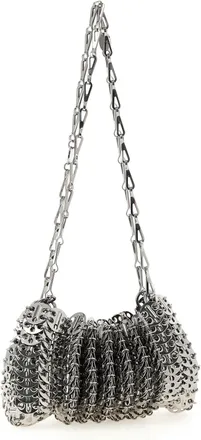Paco Rabanne Chainmail Steel Mesh Shoulder Bag - Silver
