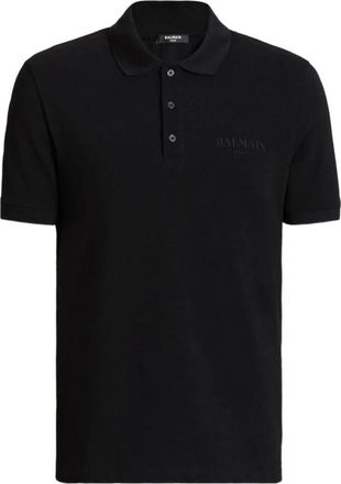Balmain Homme, Tops, Noir, Taille: M Polo Vintage