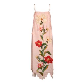 Barbour Bromelia Midi Kleid - - Dresses - Damen - Rosa - XS
