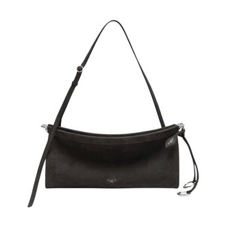 Alaia Femme, Sacs, Gris, Taille: ONE Size Le Click East West Medium Shoulder Bag