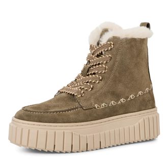 Tamaris Damen Stiefel Leder gr&uuml;n 41