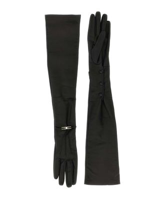 Elisabetta Franchi Gants - Noir