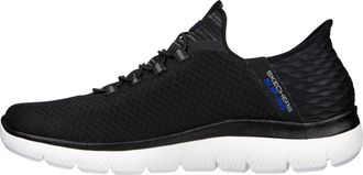 Skechers Summits High Range Herren Sneakers, Black Mesh Trim, 39.5 EU